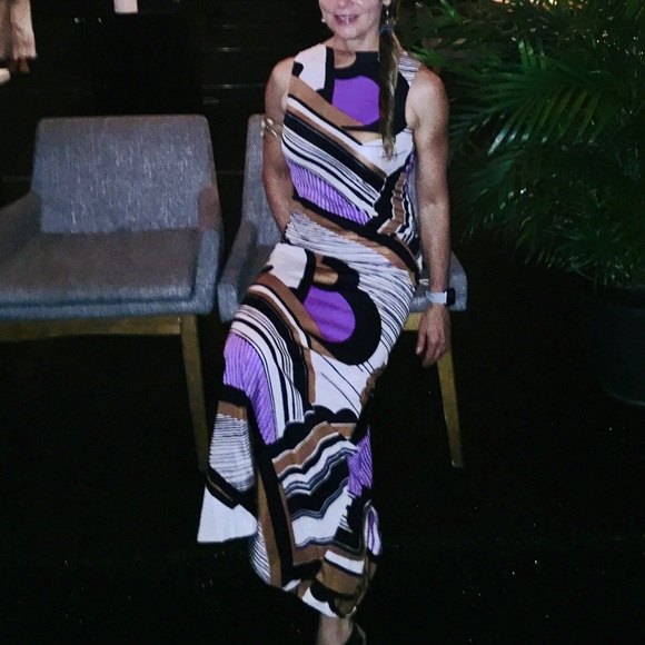 Alex Colman | Dresses | Alex Colman Sz 2 Stunning Vintage Mod Maxi ...